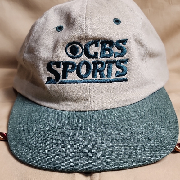 nissin | Accessories | Cbs Sports Cap In Cream And Green | Poshmark